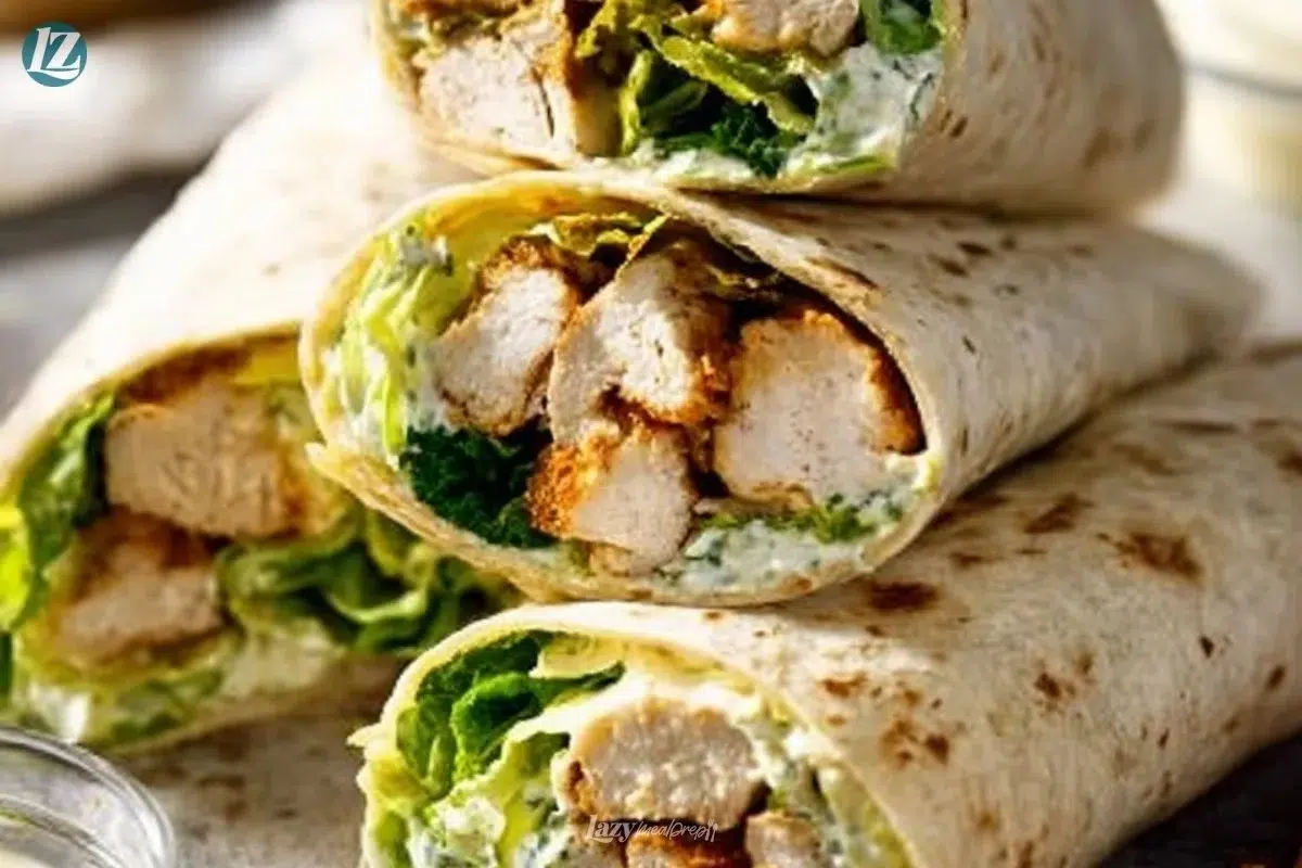 10-Minute Chicken Caesar Wrap – Easy, Flavorful & Loved