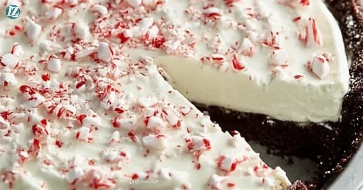 Quick Christmas Peppermint Pie