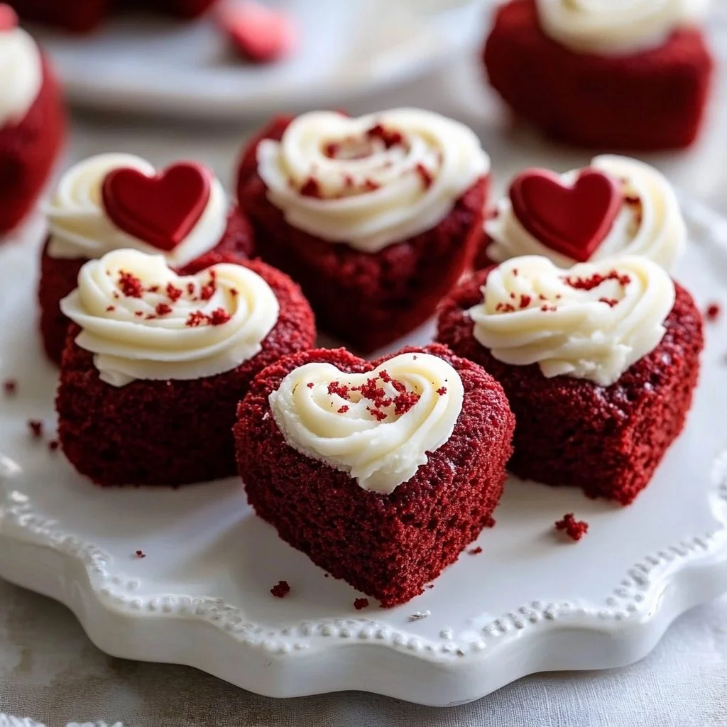 Easy Heart-Shaped Red Velvet Mini Cakes 2026 Lazy Meal Prep